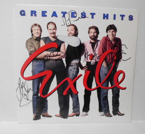 EXILE 1986 Vinyl Record Full Group Autographed EXCELLENT Greatest Hits ...