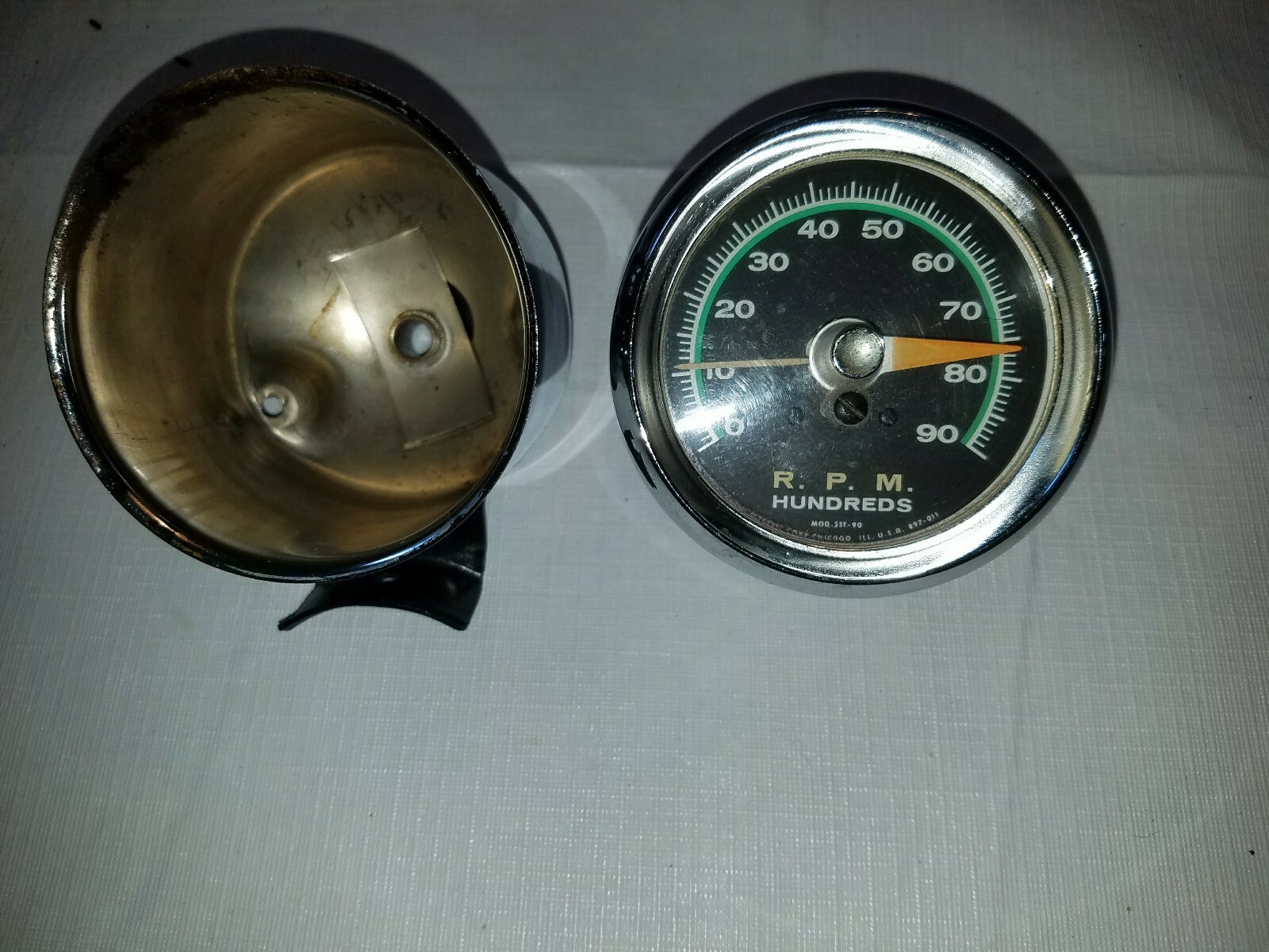 VINTAGE SUN TACHOMETER SST-90 TACH 0 - 9000 OLD SCHOOL SCTA NHRA B14 | eBay