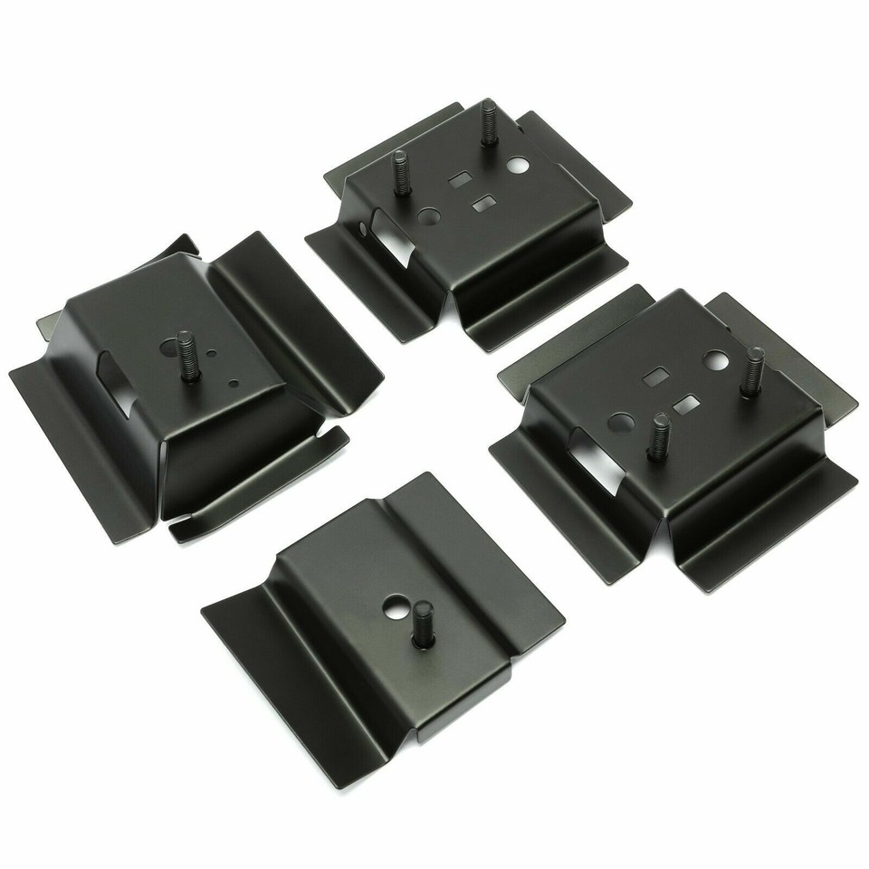 For G-Body Bucket Seats Rail Mounting Brackets Mount Set of 4 Steel ...