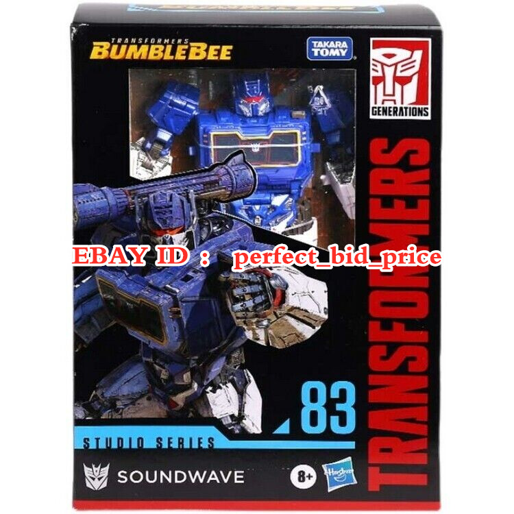 New Transformers Soundwave Studio Series 83 Hasbro Voyager Action ...