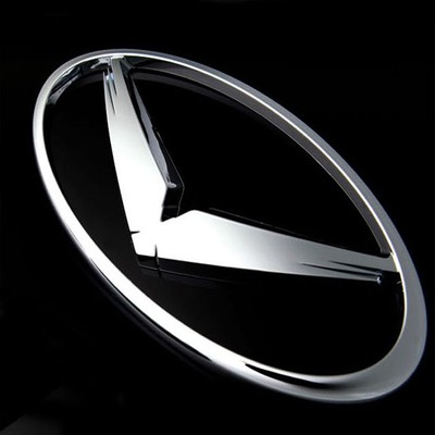 Front V Logo Tuning Emblem 169mm For 2011 2012 2013 2014 Hyundai Sonata ...