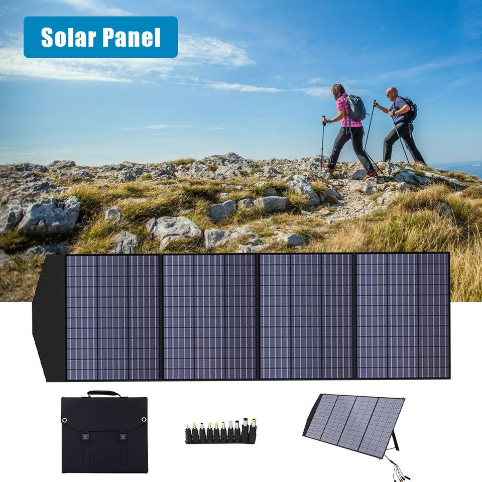 300W Watt Portable Foldable Solar Panel Kit for Generator Power Station ...
