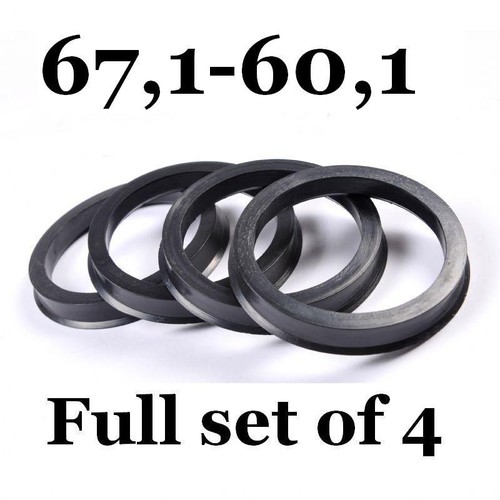 Spigot Rings 67.1mm - 60.1mm 67,1- 60,1 / Hub Centric Rings FULL SET OF ...