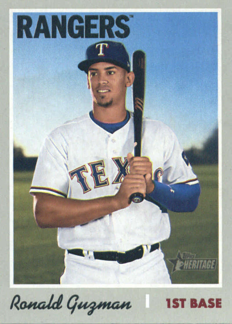 2019 Topps Heritage #148 Ronald Guzman NM-MT Rangers | eBay