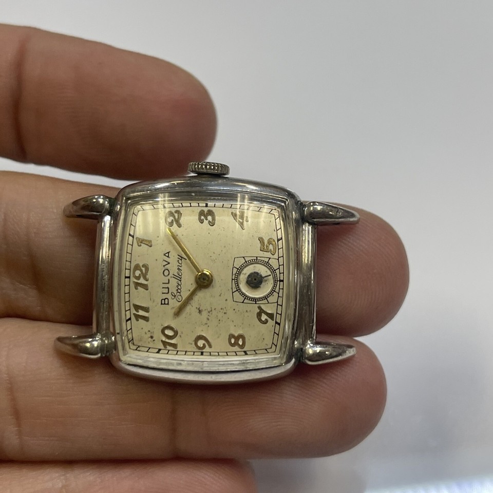 vintage 1949 mens Bulova Excellency 10BM , running on time | eBay