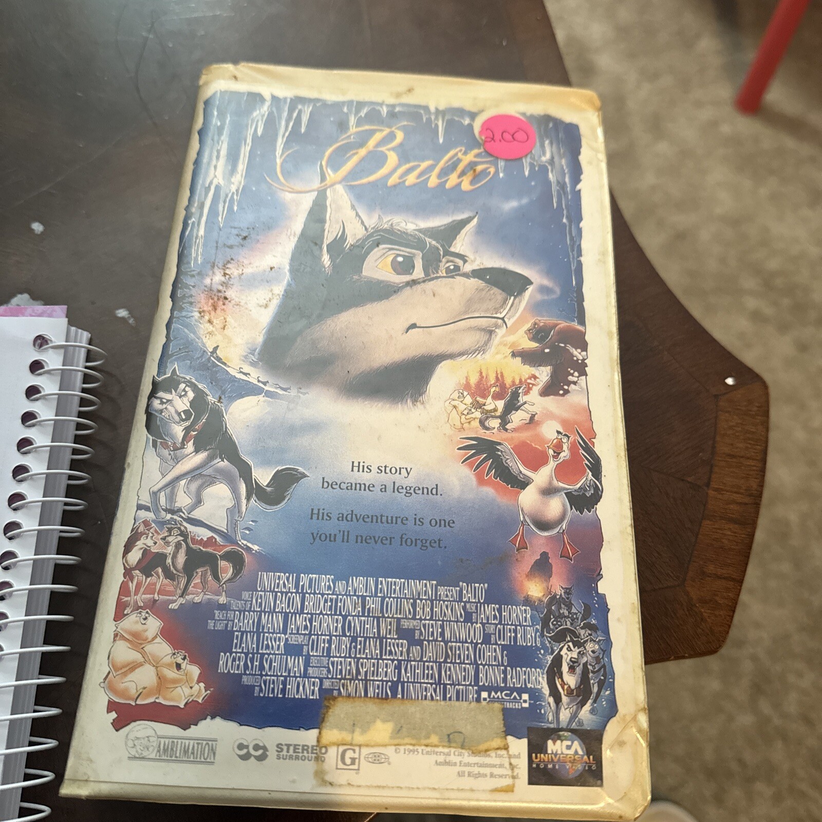 Balto (VHS, 1999, Clamshell) 96898259330 | eBay