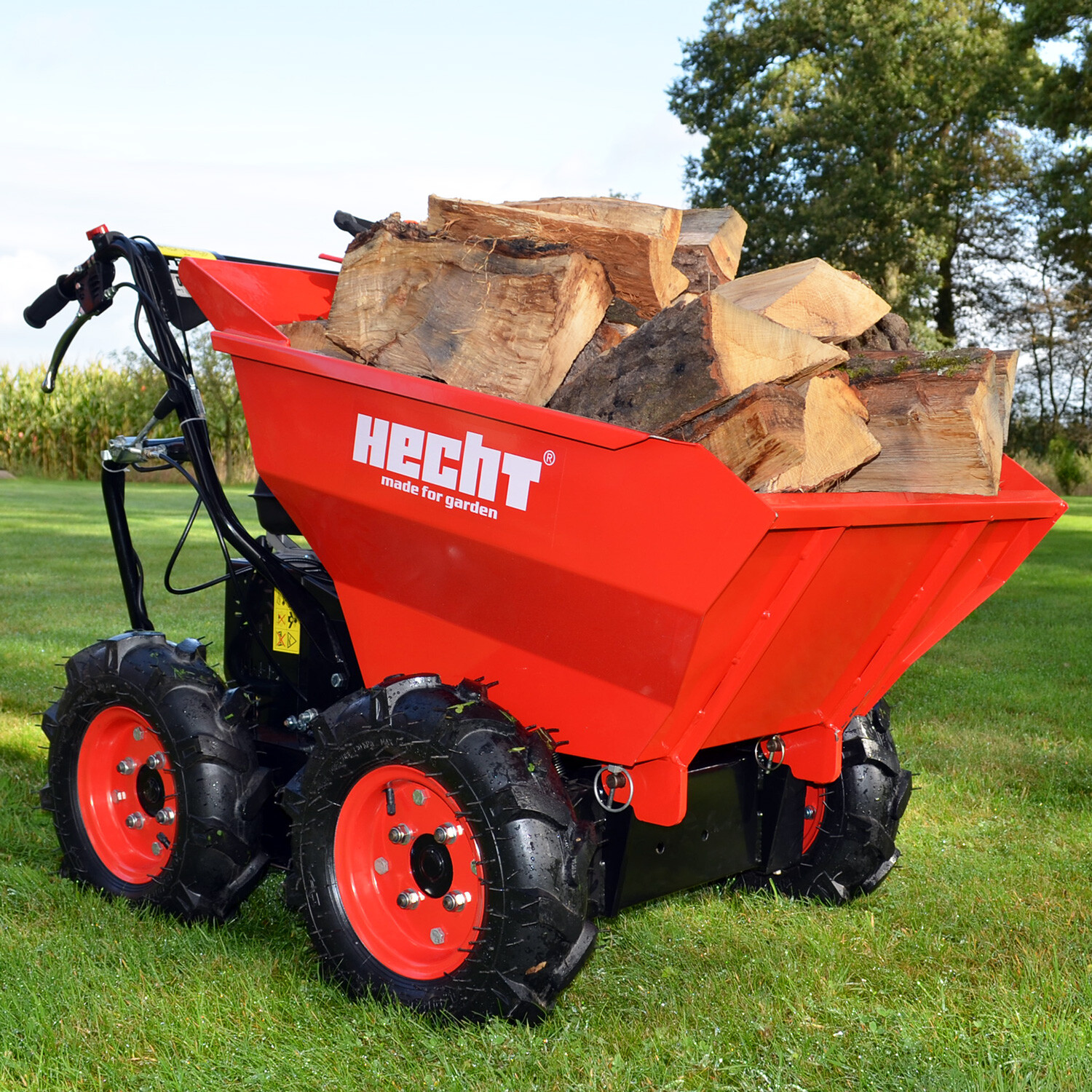 Mini Dumper 300kg Motor Schub Karre Mulden Kipper Rad Raupen Ketten ...