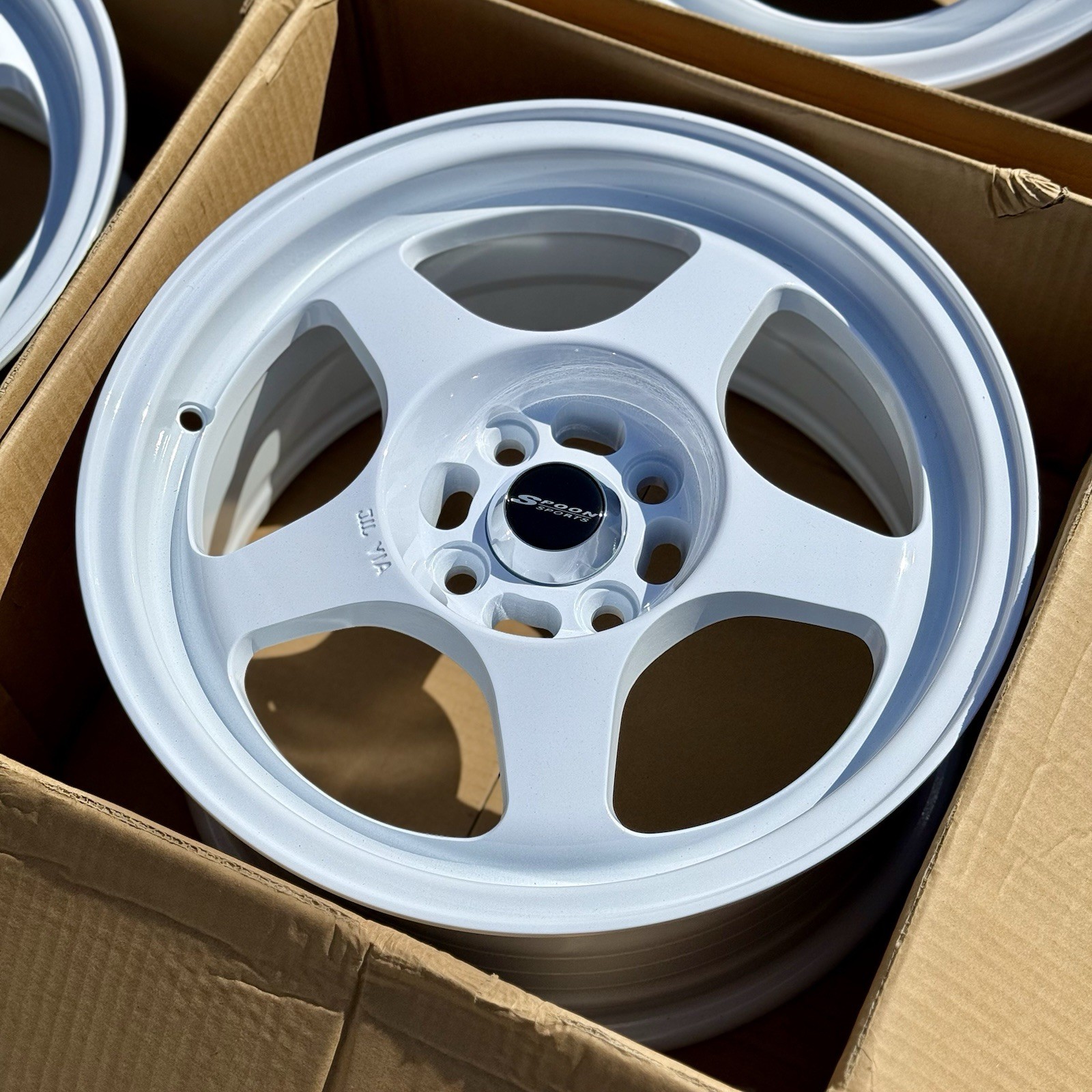 15" SW388 SPOON STYLE WHEELS RIMS 4 LUG 4X100 15"X7.0"+35 NEW SET OF 4 ...