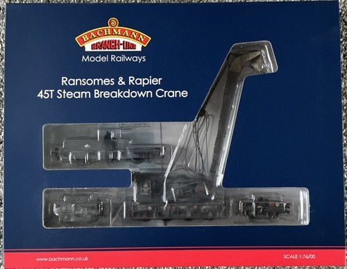 Bachmann 38-802 45 Ton Ransomes & Rapier BR Steam Crane No. 122 ...