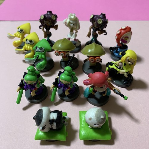 Splatoon Mini Figure lot of 15 Set sale Choco egg character Squid girl ...