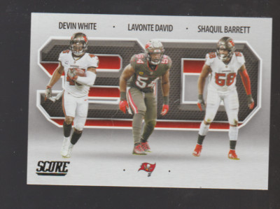 2021 Score #3D10 Devin White / Lavonte David / Shaquil Barrett card | eBay