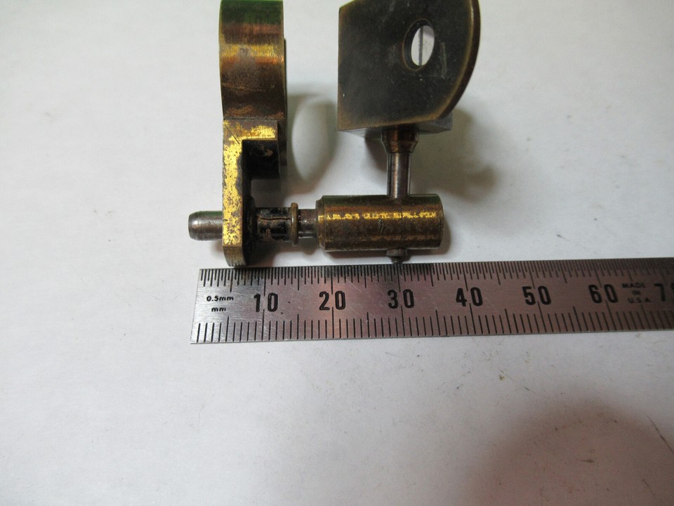ANTIQUE BRASS NACHET PARIS PROJECTION PRISM ASSEMBLY MICROSCOPE PART X2 ...