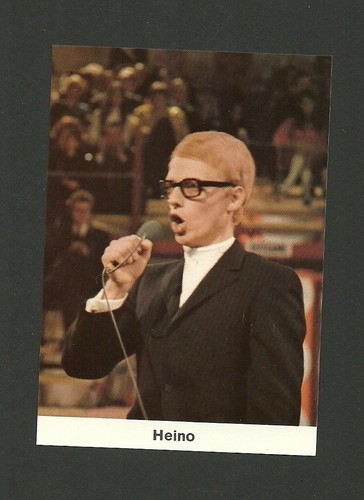 Heino German Folk Singer 1969 Rare Pop Rock Card Germany | eBay