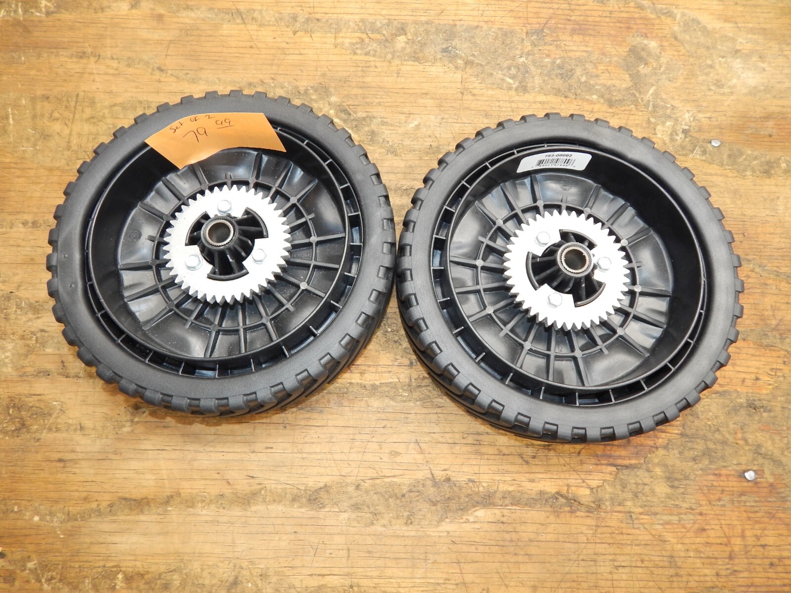 OEM MTD Set of Two 8" X 2" Drive Wheel Kits 753-08092 | eBay
