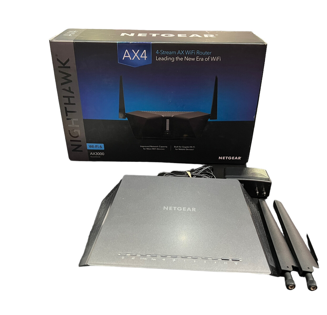 NETGEAR Nighthawk AX3000 Ax4 4-Stream Wi-fi 6 Router - Black RAX40 ...