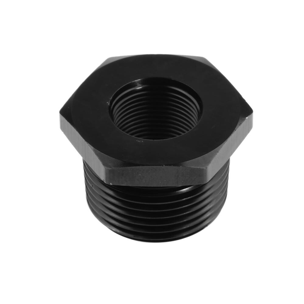 Car 5 8 24 To 3 4 16 Threaded Adapter Automotive Oil Filter Steel Black