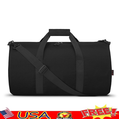 Packable Duffle Bag Travel Gym Bag Adjustable Strap Trolley Sleeve ...