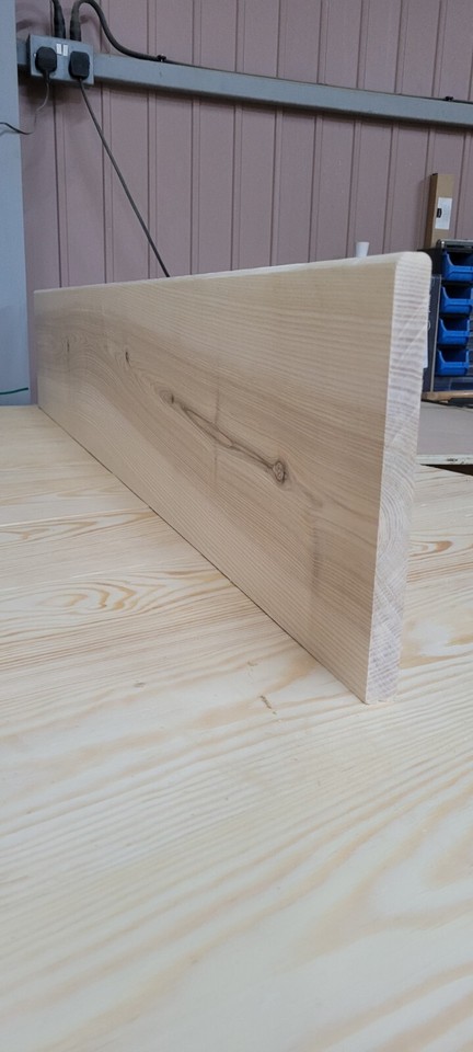 Solid Ash Window board - Window sill - 20-35-40mm thick- Bullnose double round | eBay UK