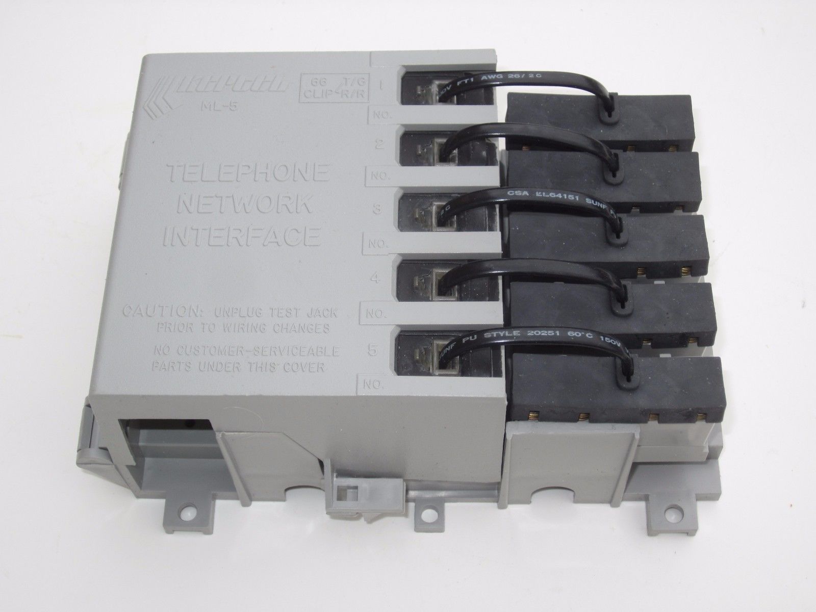 Keptel ML-5 Multi-Line Telephone Network Interface Device (NID ...