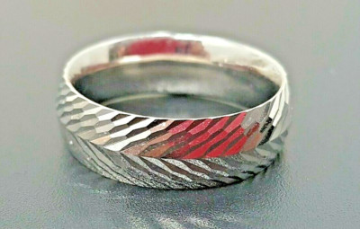 Vintage AK 925 Turkey Wedding Sterling Silver band Ring size 8 | eBay