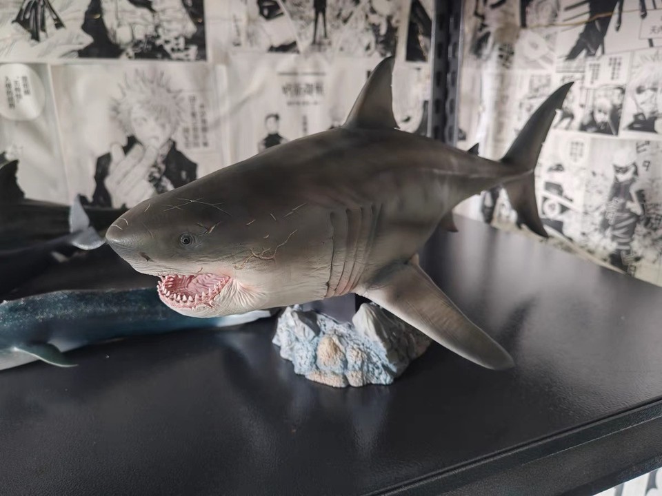 W-Dragon 1/35 Megalodon prehistoric sharks Dinosaurs Model toy Figure ...