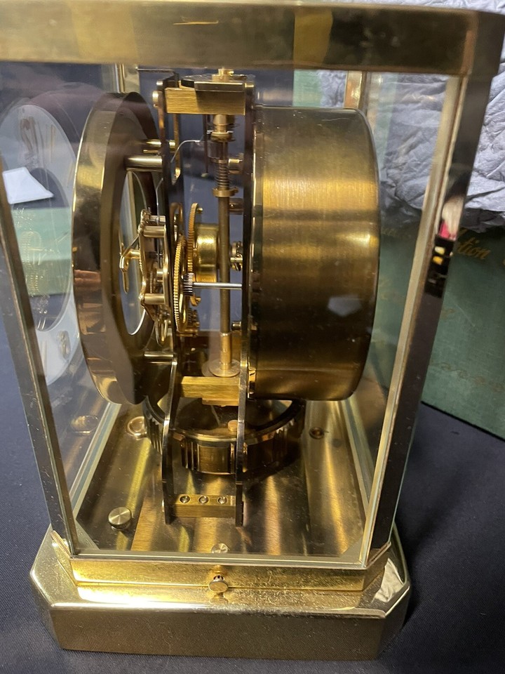 Vtg LeCoultre ATMOS 526-5 Swiss Perpetual Motion CLOCK BRAND NEW IN BOX ...