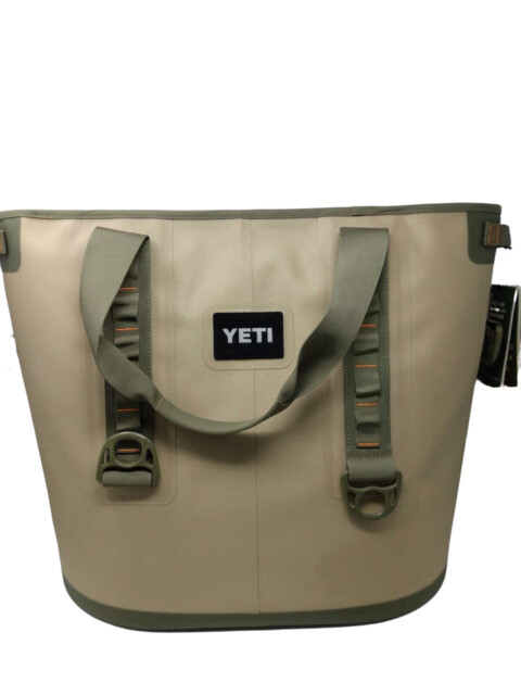YETI Hopper 40 Portable Cooler Field Tan Blaze Orange for sale online ...