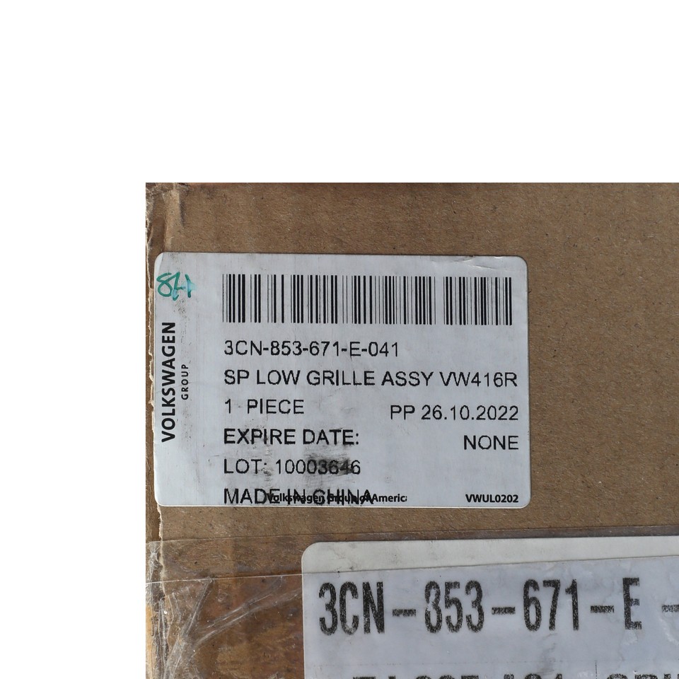 NEW OEM Volkswagen 2020-2023 Atlas Lower Grille Front Bumper 3CN-853-671-E-041 | eBay