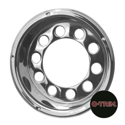 One pair 22.5" Rear O-Trim wheel Liner stainless steel wheel trim | eBay UK