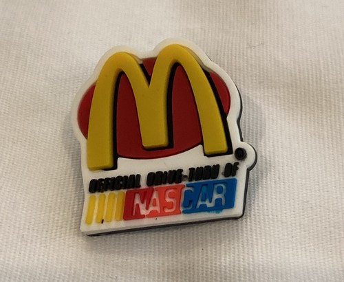 VINTAGE McDonald's Rubber Pin -Official Drive Thru Of NASCAR- BRAND NEW ...