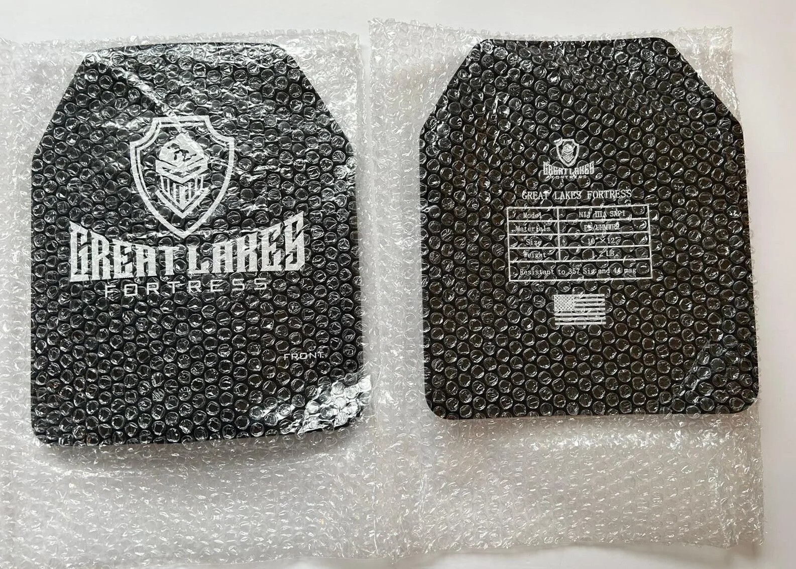 Body Armor Bullet Proof Plates PE Light Weight Level IIIA 3A Inserts ...