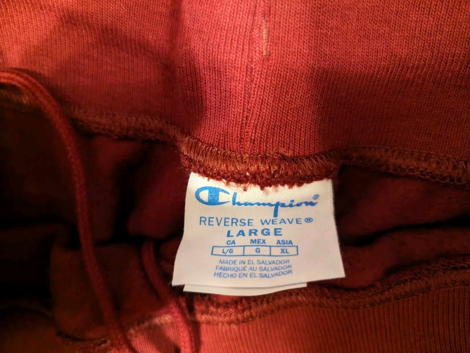 Limited Edition Champion Dark Red Sweatpants (Zumiez 100k) Size Large ...