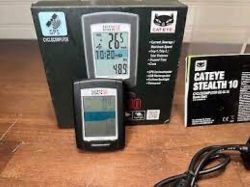 Cat Eye Stealth 10 Bicycle Cyclocomputer Computer USB GPS CC-GL10 | eBay