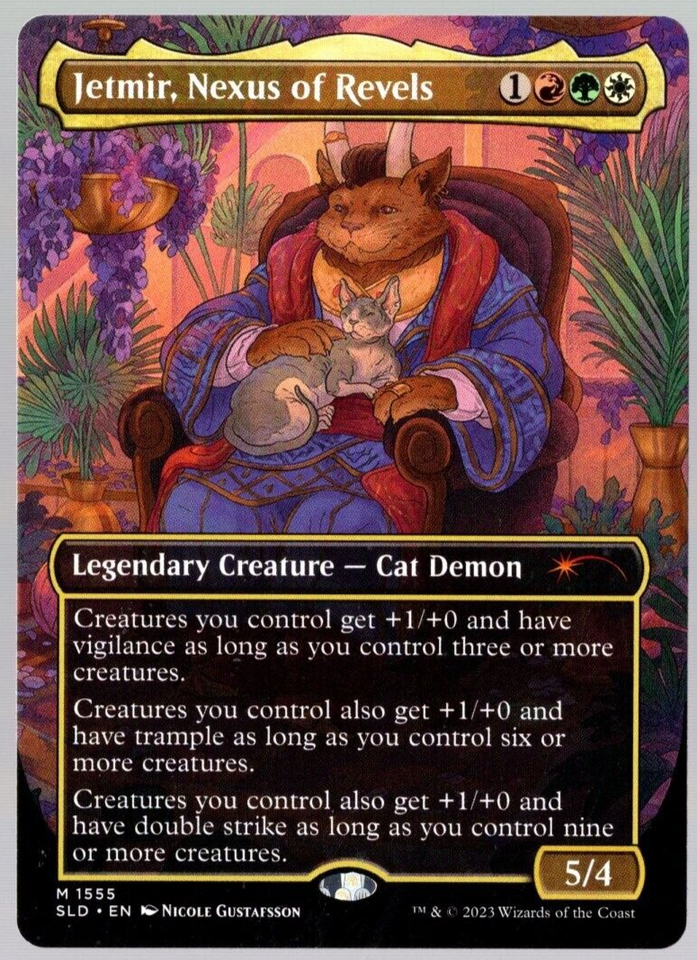 Jetmir, Nexus of Revels 1555 Thick Stock Double Sided Secret Lair MTG ...