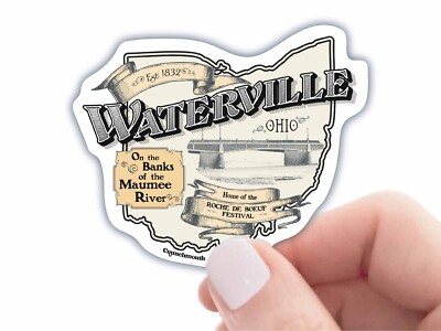 WATERVILLE OHIO Stickers | Bundle of 4 | Family Vacation | Laptop Decal ...