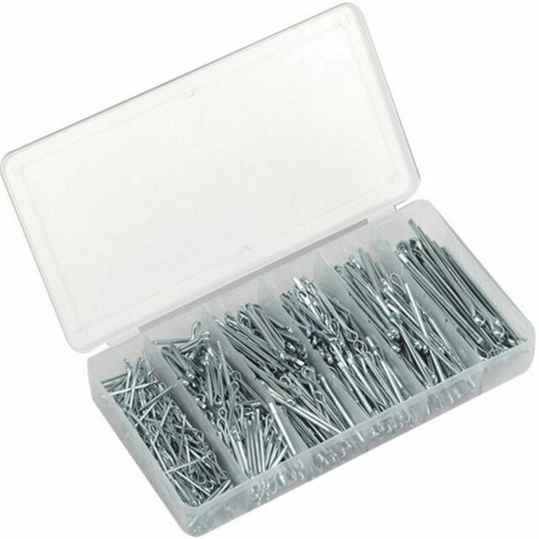 Toolzone Cotter Pins Split Fixings Assorted Set Storage Case - 555 Piece for sale online | eBay