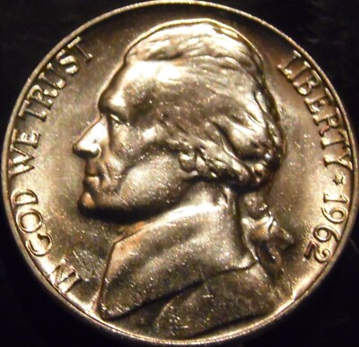 1962-P Jefferson Nickel Gem BU Uncirculated Full Steps Full Step | eBay