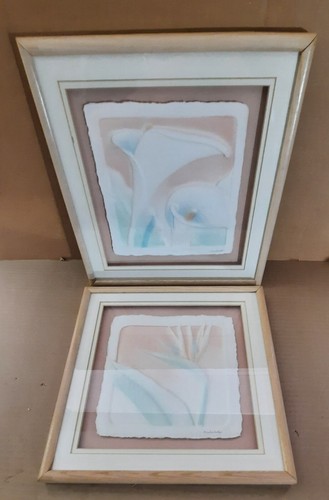 Art Figi Graphics Signed Wess Hand Cast Paper Original Framed Matted ...