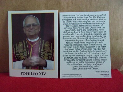 Holy Cards - Pope Holy Card