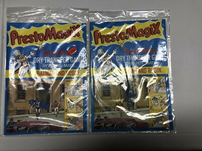78' DC comics Batman PResto Magix pre production mock up set & released ...