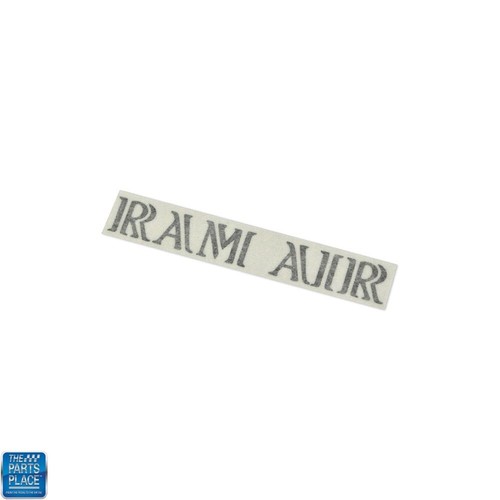 1969-1970 GTO / Firebird RAM AIR Hood Decal - Black New | eBay