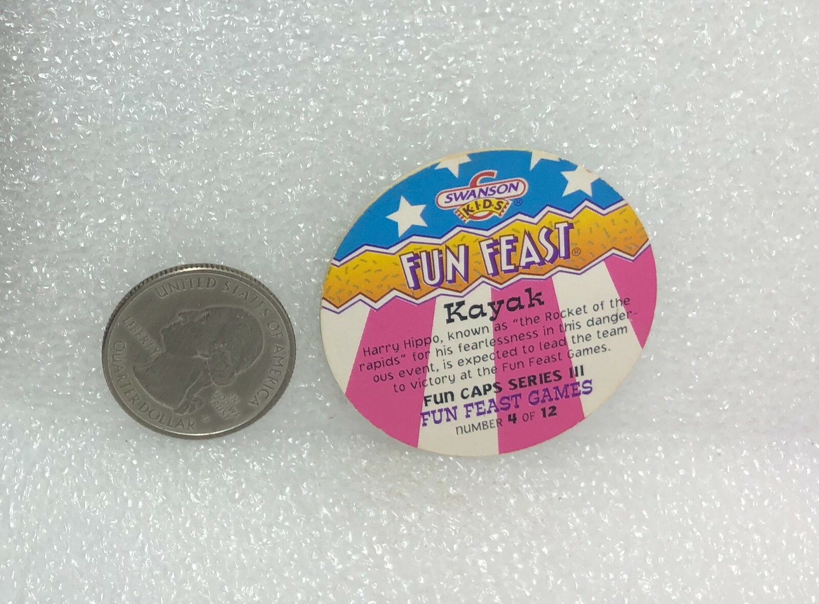 Swanson Fun Feast Kayak Harry Hippo #4 Pog | eBay