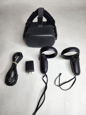 Oculus Quest 1 VR Gaming Headset 64GB Black W/ 2 Controllers + Charger ...