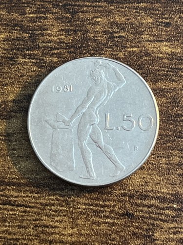 1981 Italy 50 Lire Lira Actual Coin TK9955* | eBay