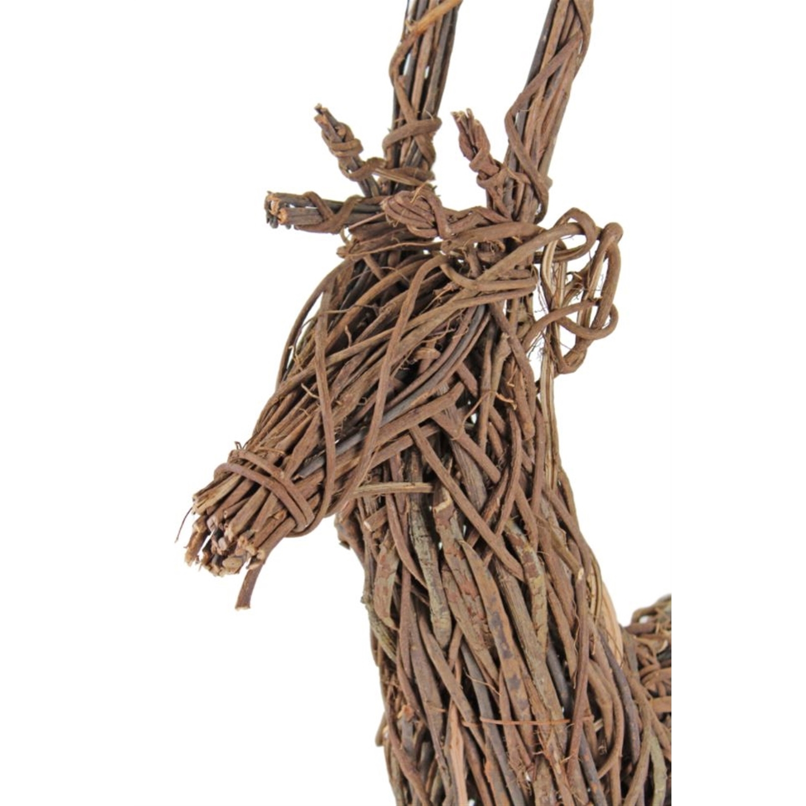 Garden Elements Outdoor Christmas Decoration, Grapevine Standing Deer ...