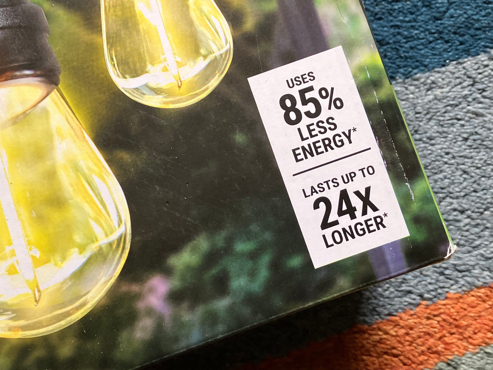 (Open Box) LUMINAR Outdoor 24ft. LED String Lights | eBay