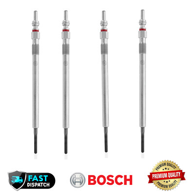 Bosch Glow Plugs x 4 0250403012 For Nissan Dacia Mercedes Renault ...