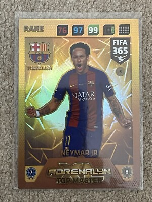 Neymar - Barcelona - Adrenalyn Top Master Card - Rare - FIFA 365 | eBay UK