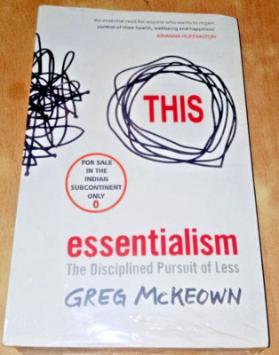 Essentialism The Disciplined Pursuit of Less Paperback FREE SHIPPING 📝 ...