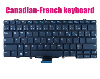 Canadian-French keyboard for Dell 5280 5288 7280 7290 7380 7389 7390 ...